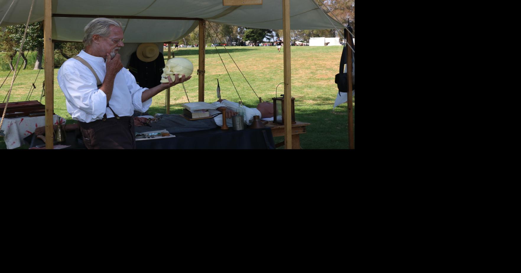 Dr. Malarkey (Larry Duncan of Yucaipa) portrays Civil War-era surgeon ...