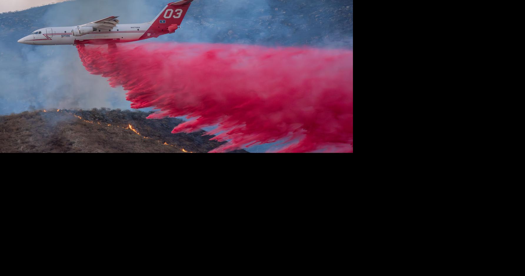 Three fires are burning in Riverside County, at 4,413 acres, the Rabbit ...