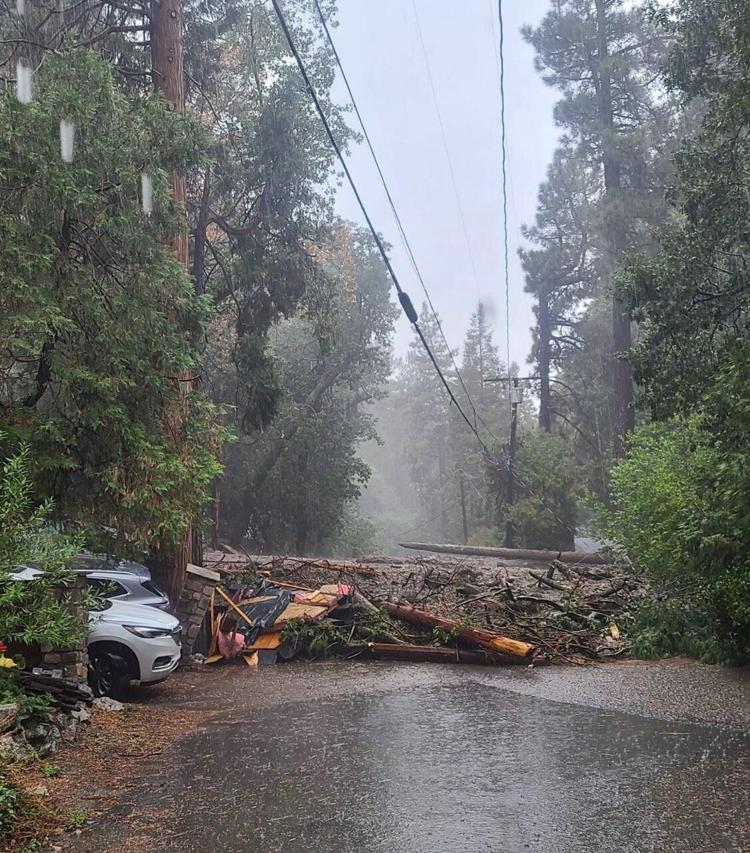 Severe mudslides and damage to Oak Glen, Forest Falls | News ...
