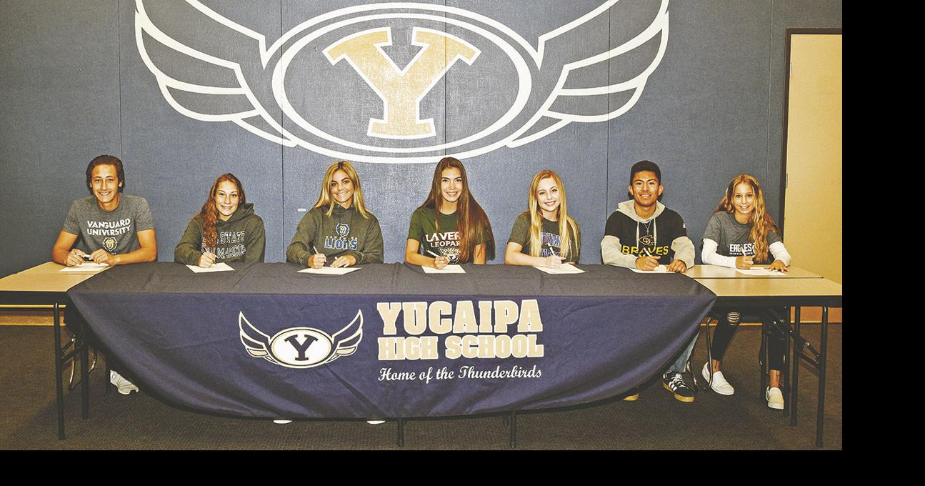 Yucaipa High School students sign letters of intent | Schools ...