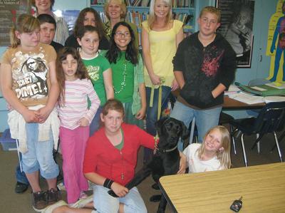 YAPS puppy Conner makes a visit to Dunlap Elementary School | Schools ...