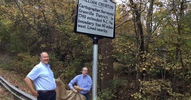 Historic Marker unveiled, honoring historic surveyor William Churton ...
