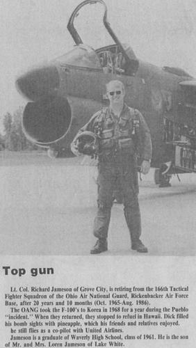 Sharing news items from 1986, including a spotlight on Lt. Col. Richard ...