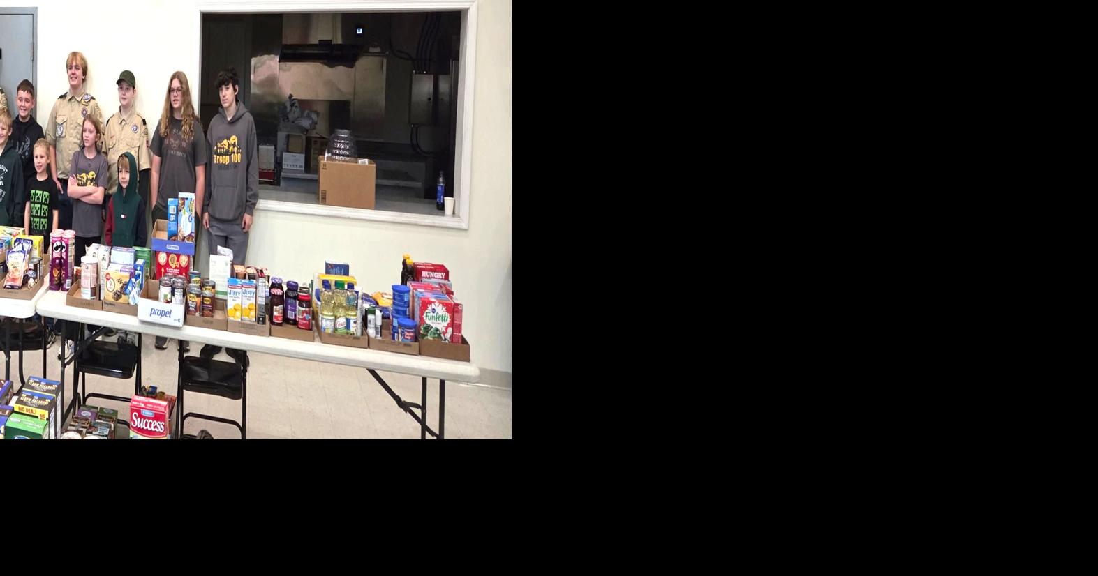 Boy Scouts donate more than 2,000 items | Community | newswatchman.com