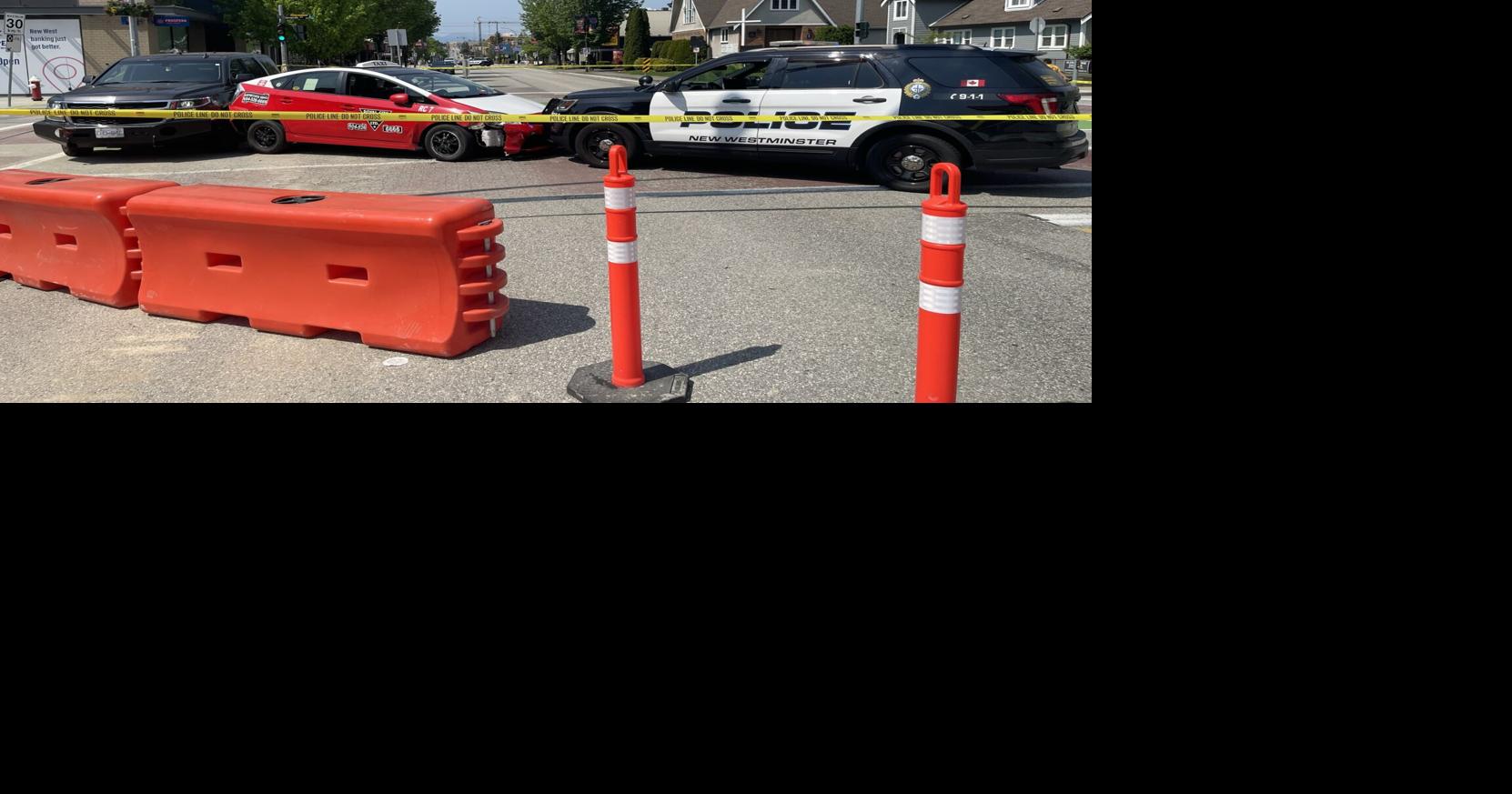 Police Chase in New Westminster Ends in Police Vehicles Pinning Stolen ...