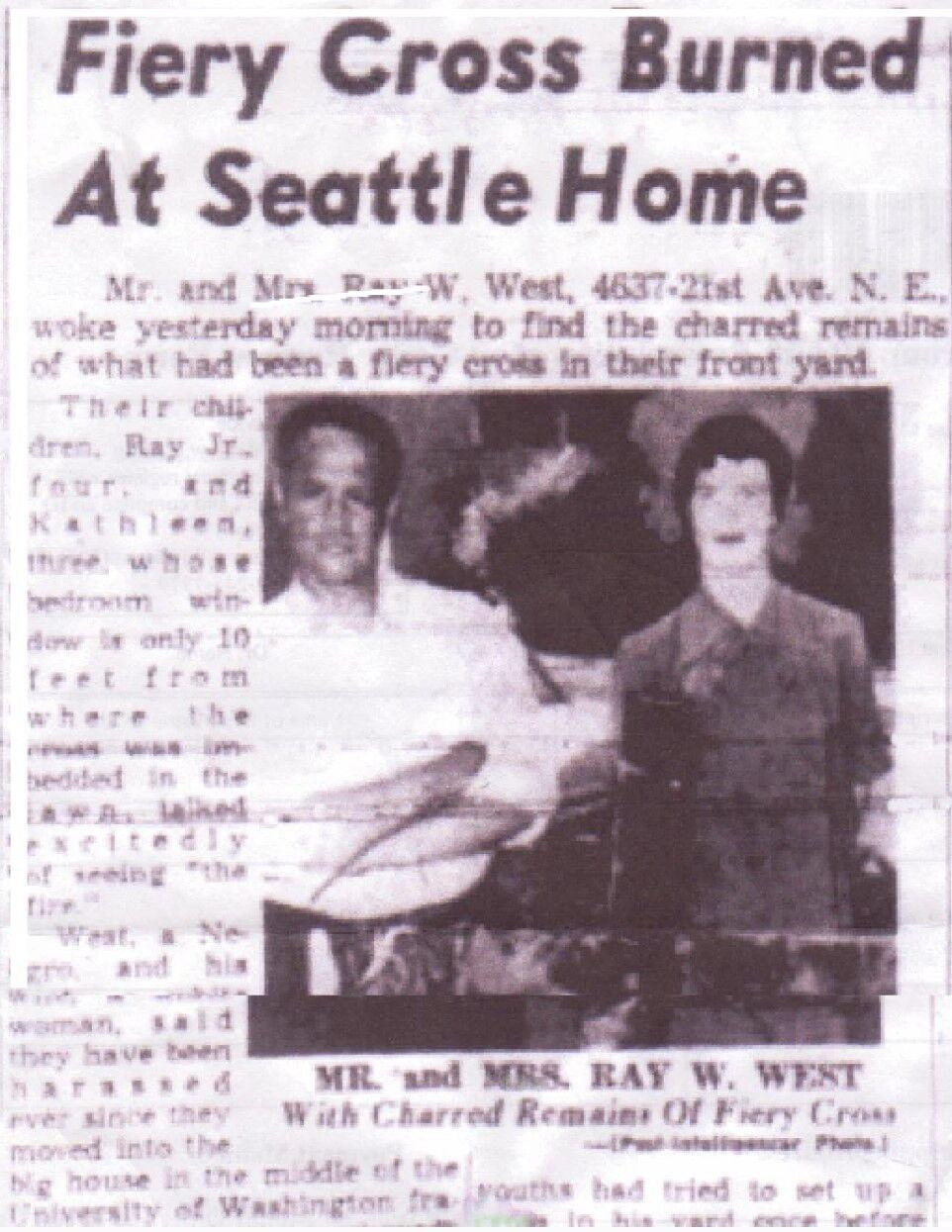 Black History: Seattle Civil Rights Pioneers Ray and Marion West ...