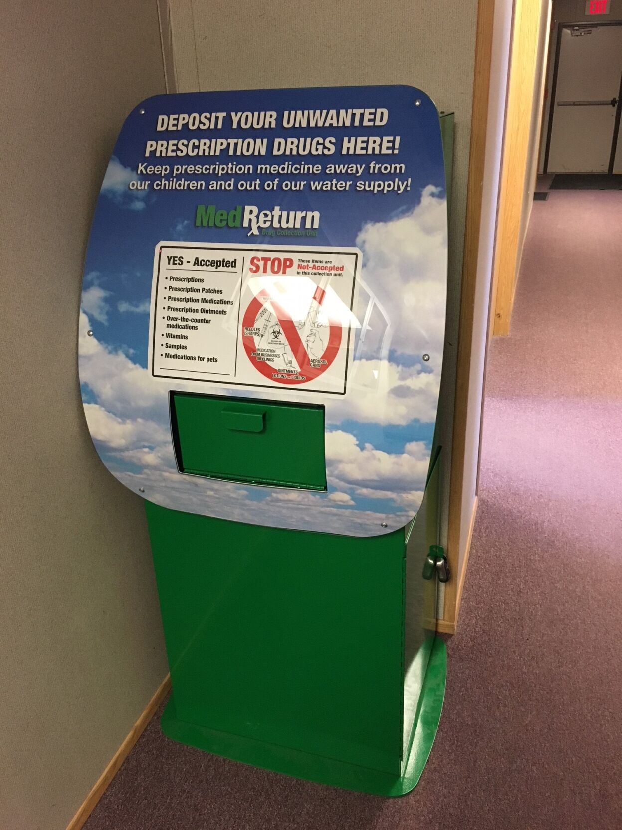 Public information: Med return collection boxes now available on Hopi ...