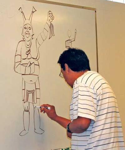 Noted Holbrook artist sparks artistic interest in youth | Features ...