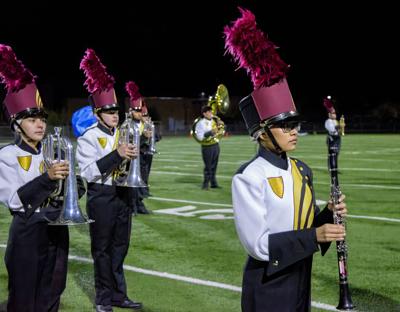 Marching band performs for Senior Night | Winslow News | nhonews.com