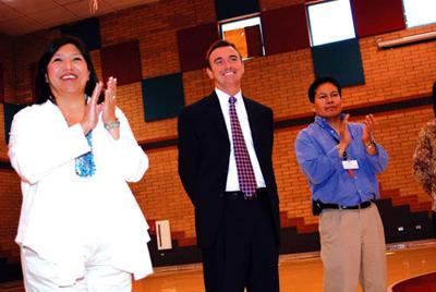MacDonald-Lone Tree, Office Depot Foundation deliver backpacks to Tuba ...