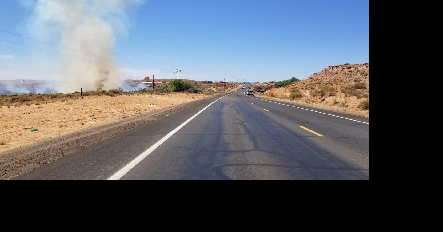 Tuba City District on scene of brush fire on Moenkopi | News | nhonews.com