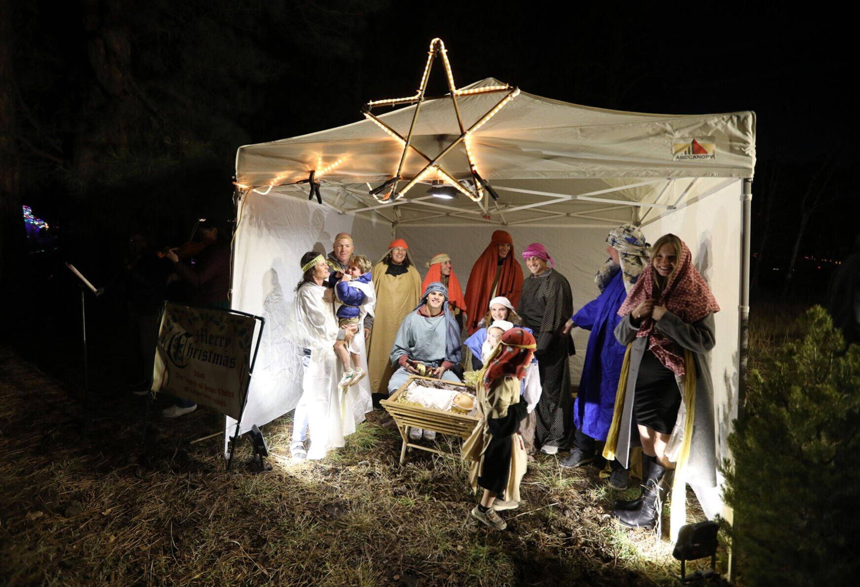 Gallery: Guided by the light of the annual luminaria display in ...