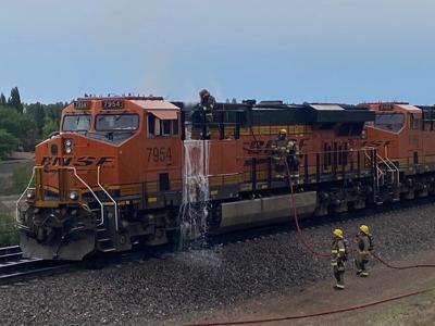 Train engine catches fire in Flagstaff | Features | nhonews.com