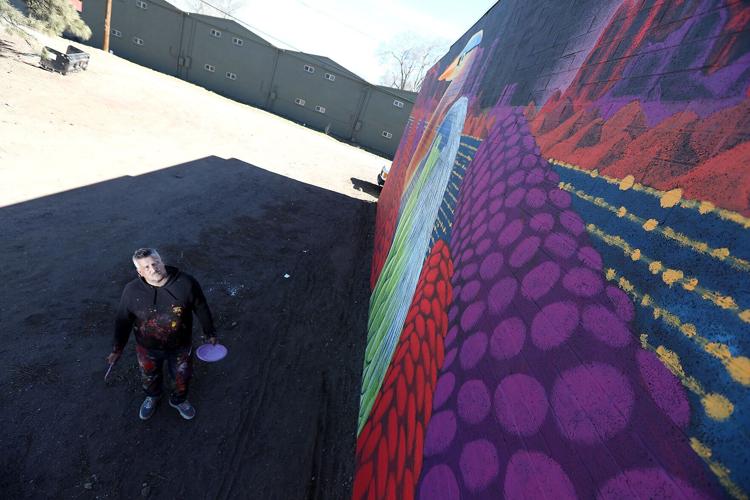 Heraldic herons honor Southwest traditions in 'Monsoon Wisdom' mural ...