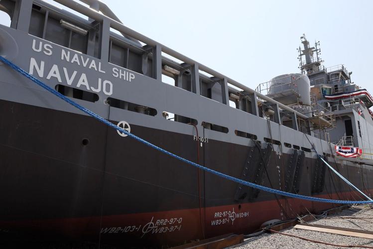 Historic christening of “USNS Navajo” Navy ship honors the service of ...