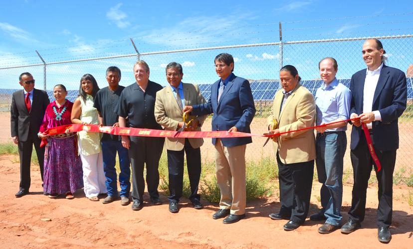 Navajo celebrate first large-scale solar farm on Nation | News ...