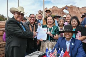 Navajo Nation signs Resolution CMA-20-26 into law advancing chapter-led ...