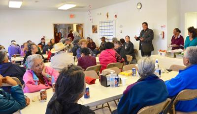 Council members show support for Navajo elders at St. Michaels Senior ...