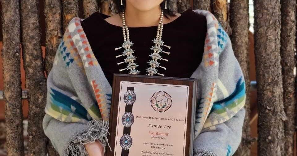 Chinle senior earns Navajo Nation Bilingual Seal for Diné language ...