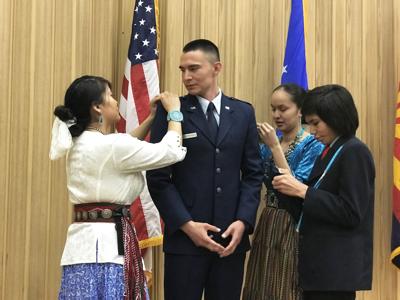 Air Force ROTC commissions Jonathan Witherspoon as second lieutenant ...