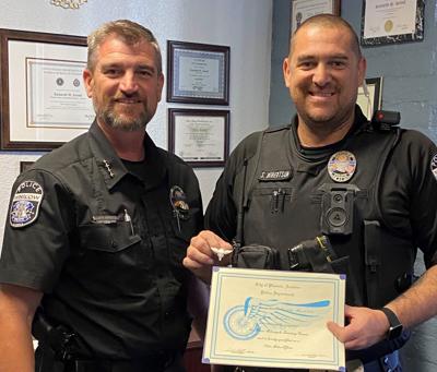 Winslow Police Department congratulates new motorcycle officer ...