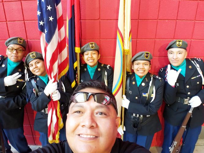 Pinon High School cadets posts colors for Arizona Cardinals Game | News ...