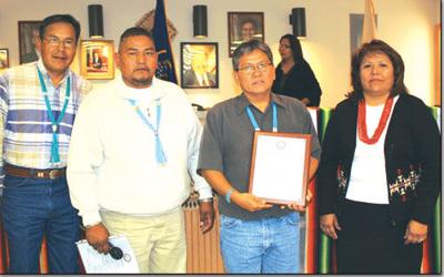 Red Mesa Chapter receives LGA certification, receives TCDC and Navajo ...
