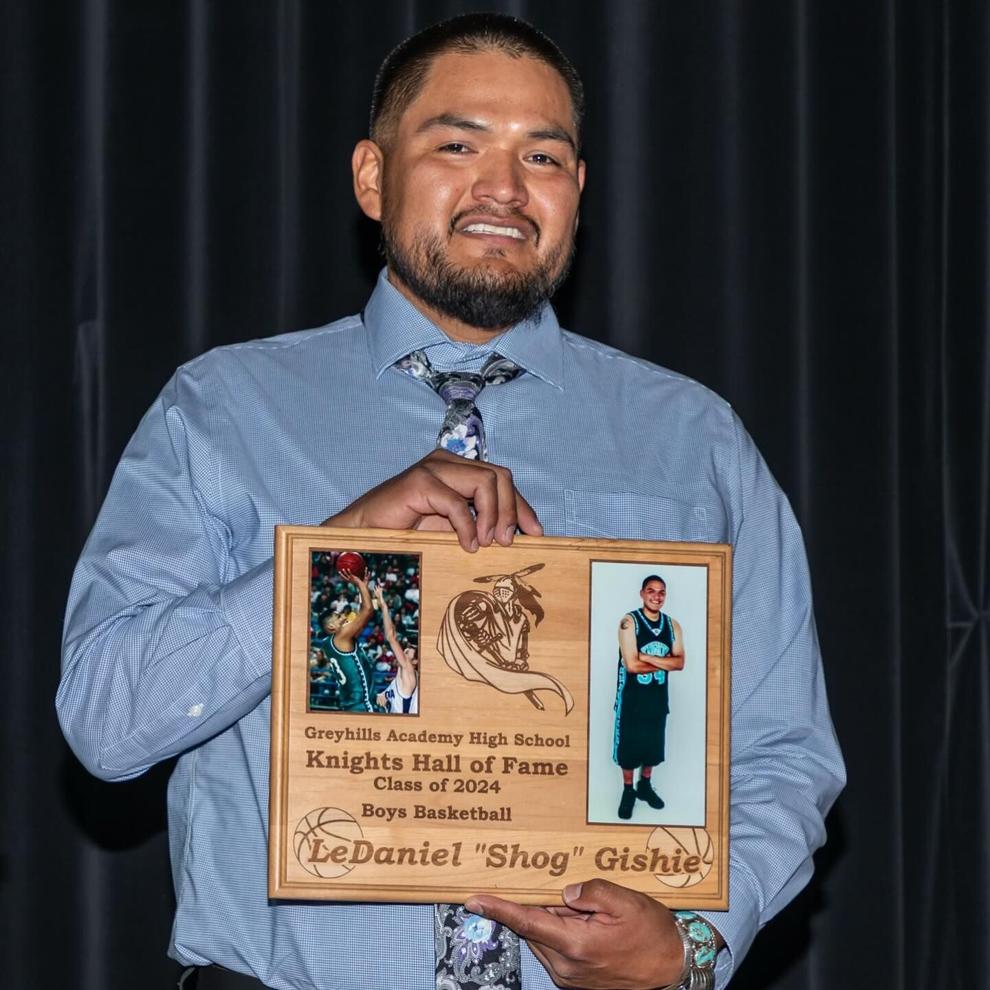 LeDaniel “Shog” Gishie inducted into Greyhills Hall of Fame | Sports ...