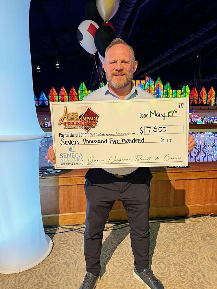 Rob Ray scores big for Sabres Alumni Scholarship Fund at Seneca Niagara ...