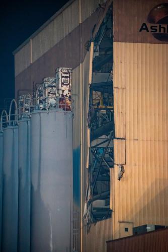 Update: Falls firefighters monitoring fire at Americarb | Local News ...