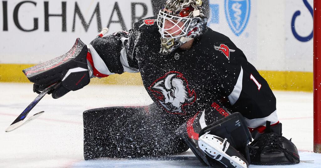 Dahlin scores 2 power-play goals to lift Sabres to 5-2 win over Flyers ...