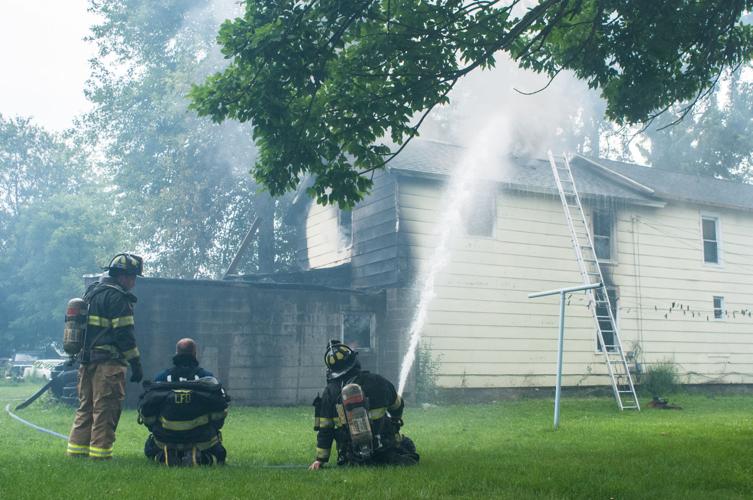SLIDESHOW: Firefighters battle Lockport house fire | Local News ...