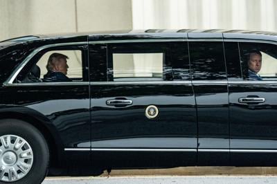 Trump wraps up 3-hour medical visit to Walter Reed and declares ...