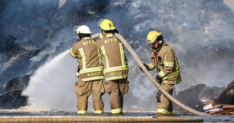 Greenpac fire contained as crews work to extinguish blaze | Local News ...
