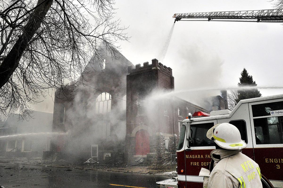 Flames fell Falls church | Local News | niagara-gazette.com