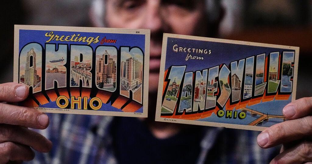 Colorful 'Greetings from' postcards reflected American innovation ...