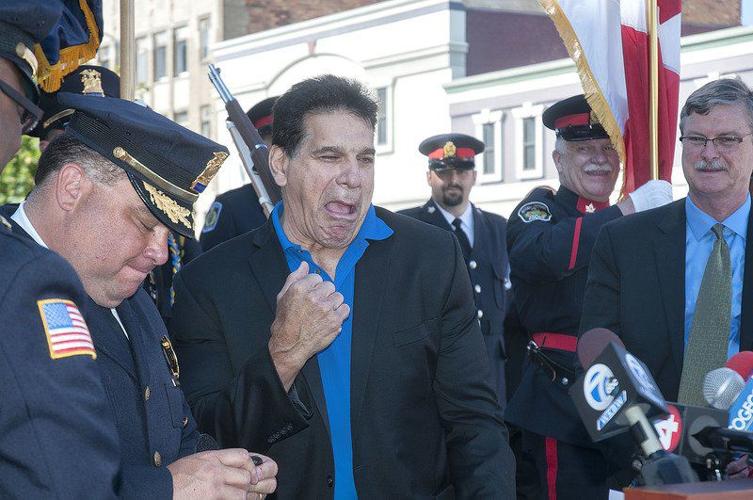 SLIDESHOW: Lou Ferrigno honored by Falls police, thrills Abate students ...