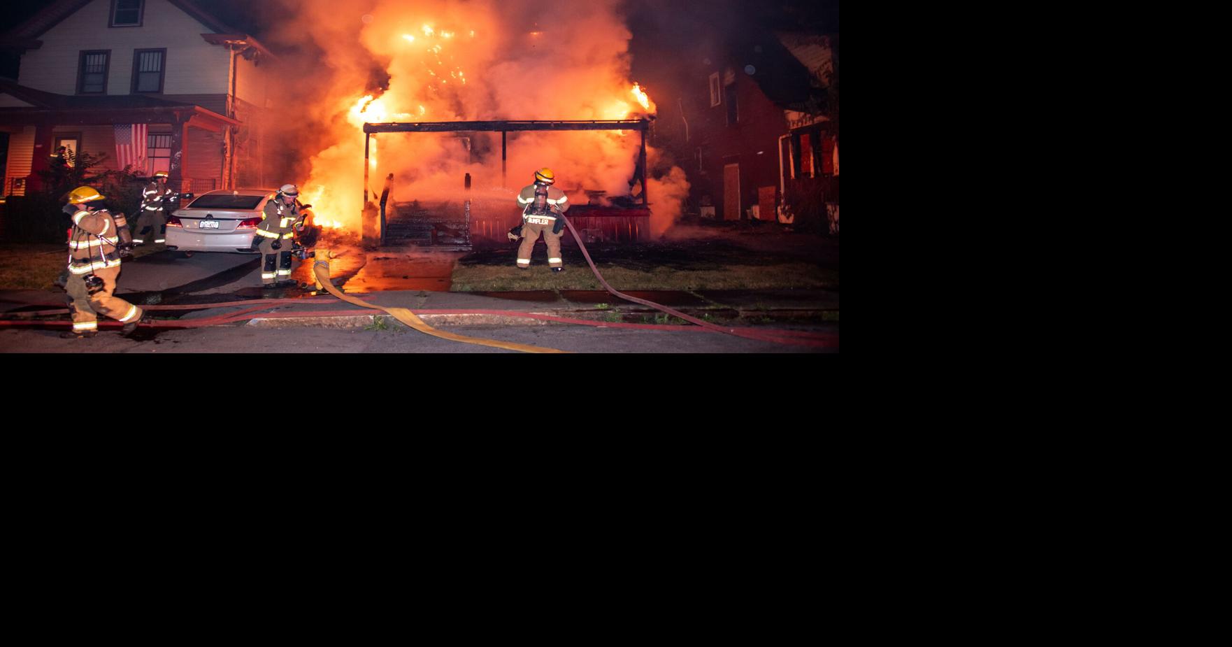 Niagara Falls firefighters battle second 8th Street house fire in two ...