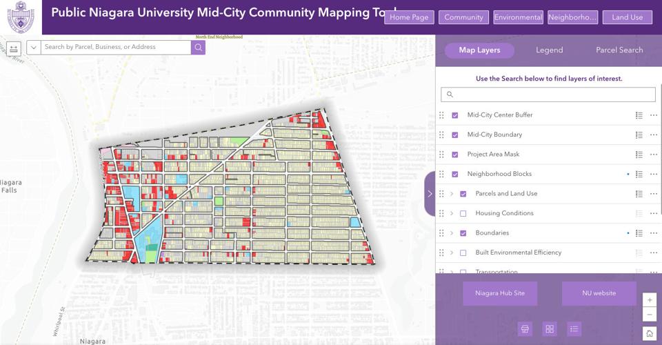 Niagara Unversity unveils new GIS mapping tool for Niagara Falls ...