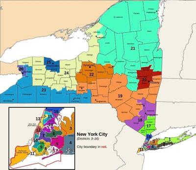 New York state congressional redistricting sees boundary shakeups in ...