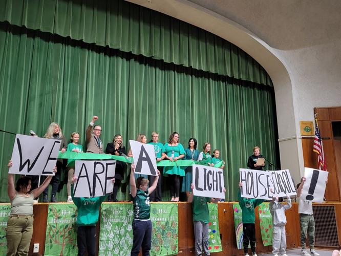 Lewiston-Porter Intermediate School celebrates Leader in Me Lighthouse ...