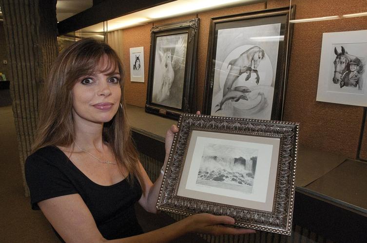 Local artist Nori Bucci's work on display at Main Street library ...