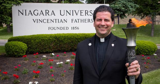 Father Maher carrying Flame of Hope for Special Olympics | Local News ...