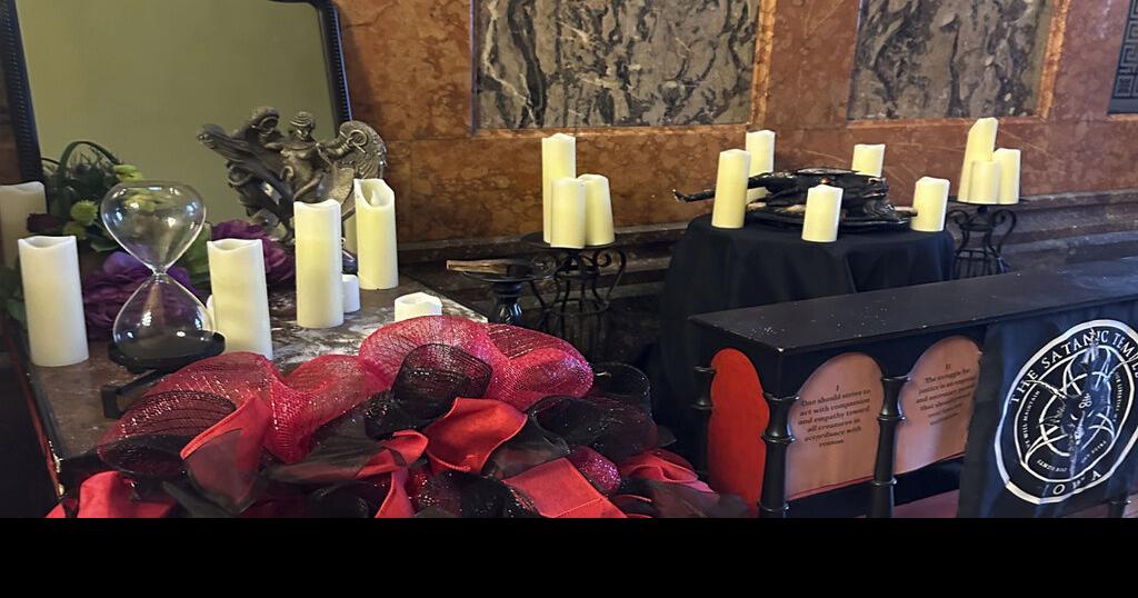 Man accused of destroying Satanic Temple display at Iowa Capitol is now ...
