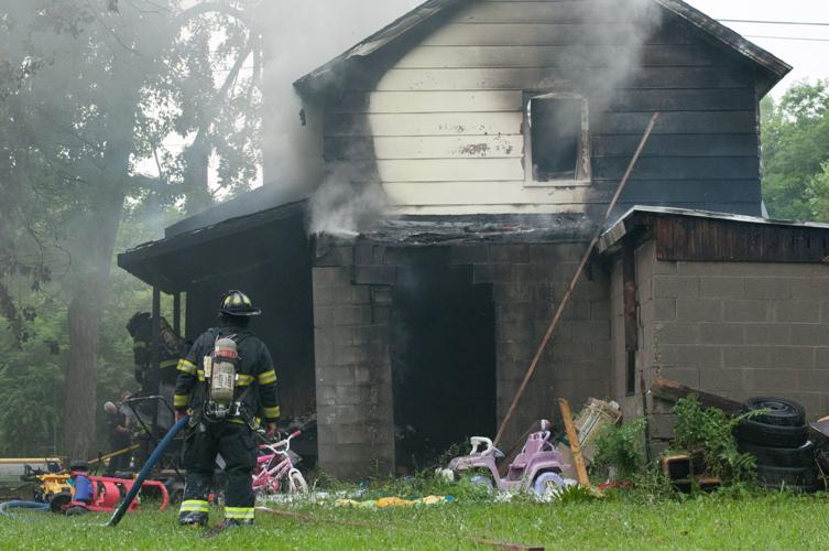 SLIDESHOW: Firefighters battle Lockport house fire | Local News ...