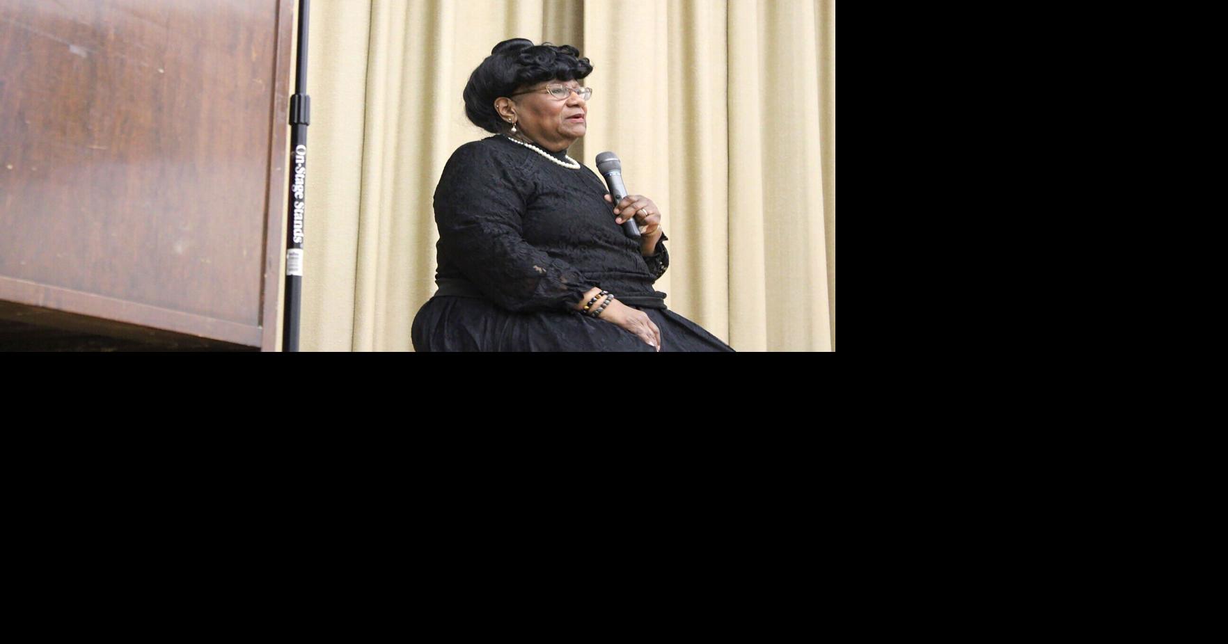 Actress brings Mary Burnett Talbert to life for students | Local News ...