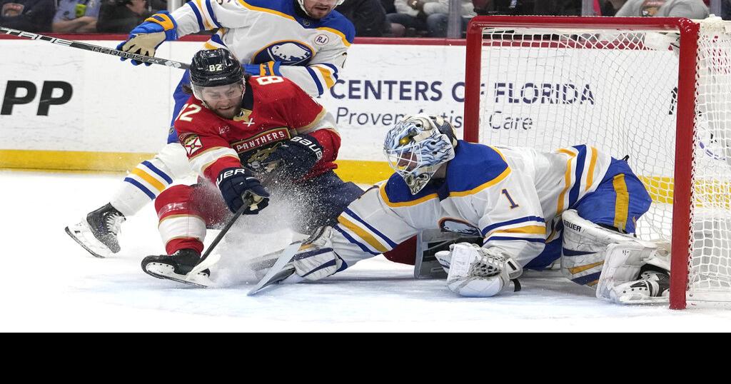 Reinhart gets his 55th goal in OT as Florida tops Buffalo 3-2 in OT ...