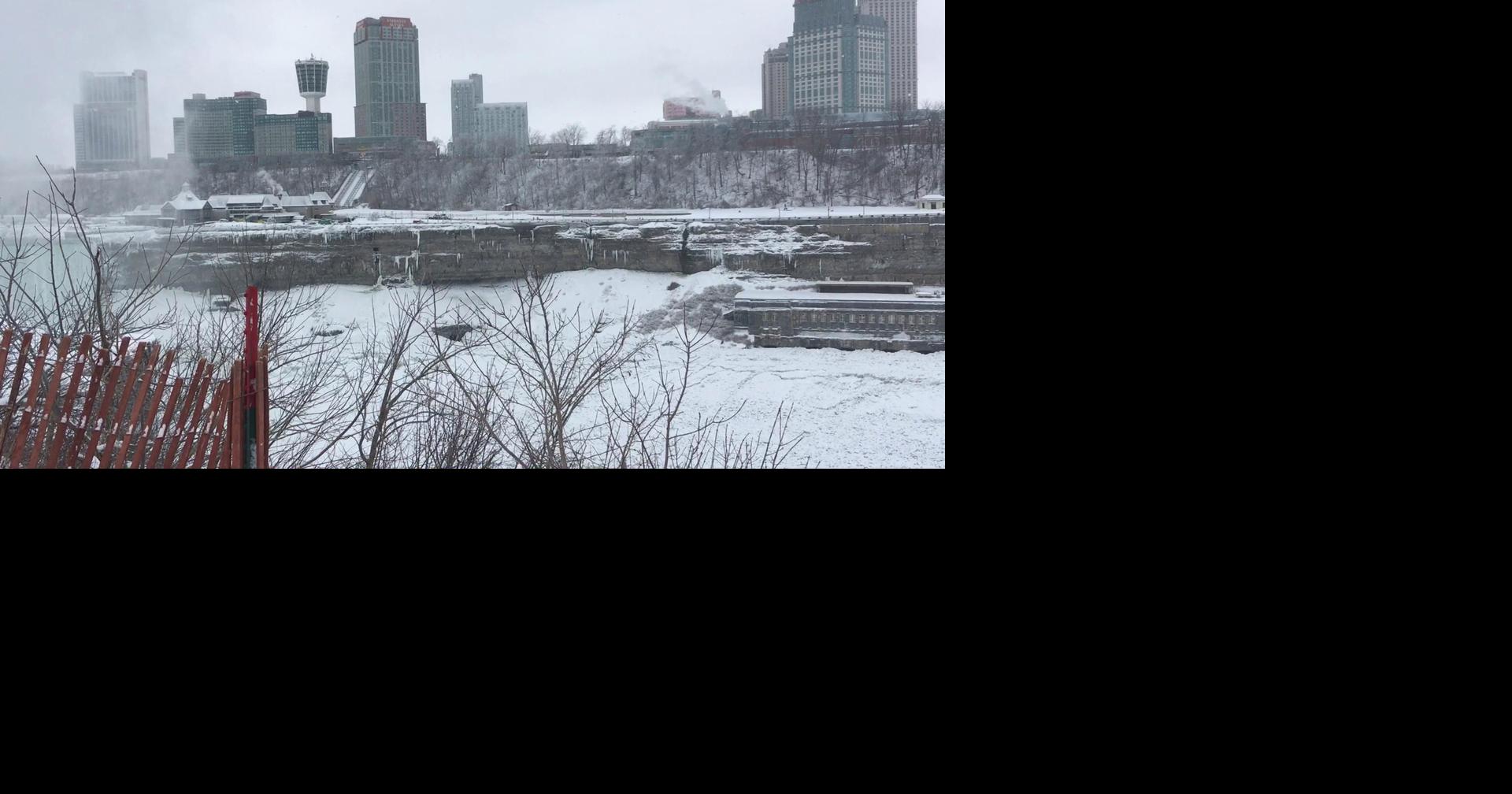 VIDEO: The ice bridge at the base of Niagara Falls | Multimedia ...