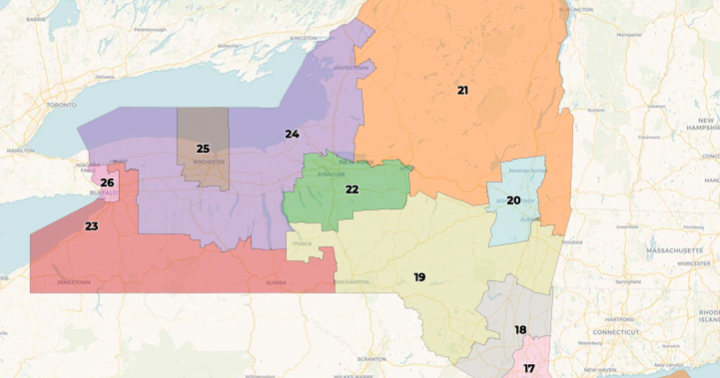 New York redistricting panel approves new congressional map with modest ...