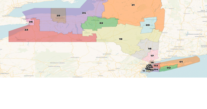 New York redistricting panel approves new congressional map with modest ...